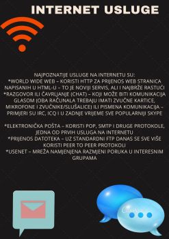 Internet ili međumrežje, javno dostupna globalna podatkovna mreža koja ...