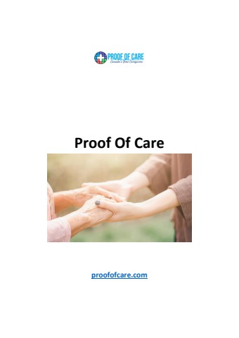 Proof Of Care - Proof Of Care Flip PDF | AnyFlip