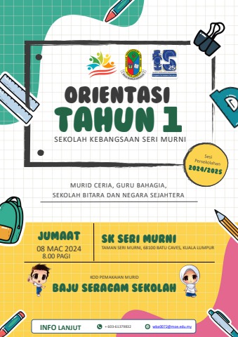 BUKU PROGRAM ORIENTASI TAHUN 1 SK SERI MURNI 2024/2025 - g-06414516 ...
