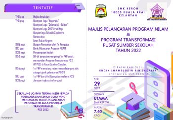 BUKU PROGRAM NILAM 2022 - cmie72 Flip PDF | AnyFlip