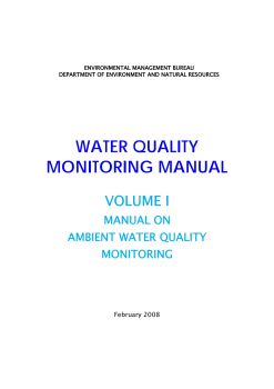 Water-Quality-Monitoring-Manual-Vol.-1-ambient_14aug08 - menro.rodriguez.rizal Flip PDF | AnyFlip
