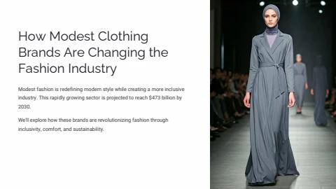 How Modest Clothing Brands Are Changing the Fashion Industry