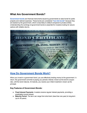 Government Bonds Explained_ How They Work and Why You Should Invest