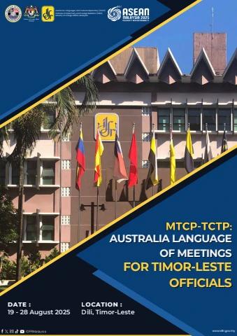 PROGRAMME BOOK FOR MTCP - TCTP: AUSTRALIA LANGUAGE OF MEETINGS FOR ...
