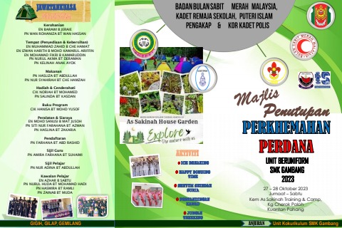 PERKHEMAHAN PERDANA SMK GAMBANG - HANISA BINTI MOHD.YUSOF KPM-Guru Flip ...