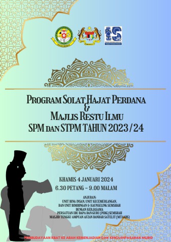 Program Solat Hajat Perdana & Majlis Restu Ilmu SPM dan STPM TAHUN 202324 - nurrulfairuz Flip ...