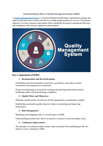Understanding the Basics of Quality Management Systems (QMS) - URS ...
