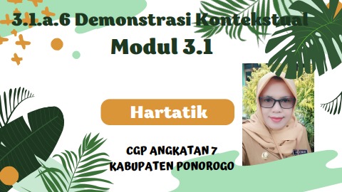 3.1.a.6 DEMONSTRASI KONTEKSTUAL - HARTATIK HARTATIK Flip PDF | AnyFlip