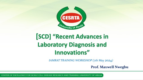 [SCD] “Recent Advances in Laboratory Diagnosis and Innovations” - Ariyibi Daniel Damilare Flip ...