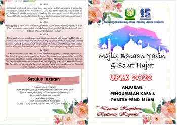 MAJLIS SOLAT HAJAT UPKK 2022 - muallimahrosnita Flip PDF | AnyFlip