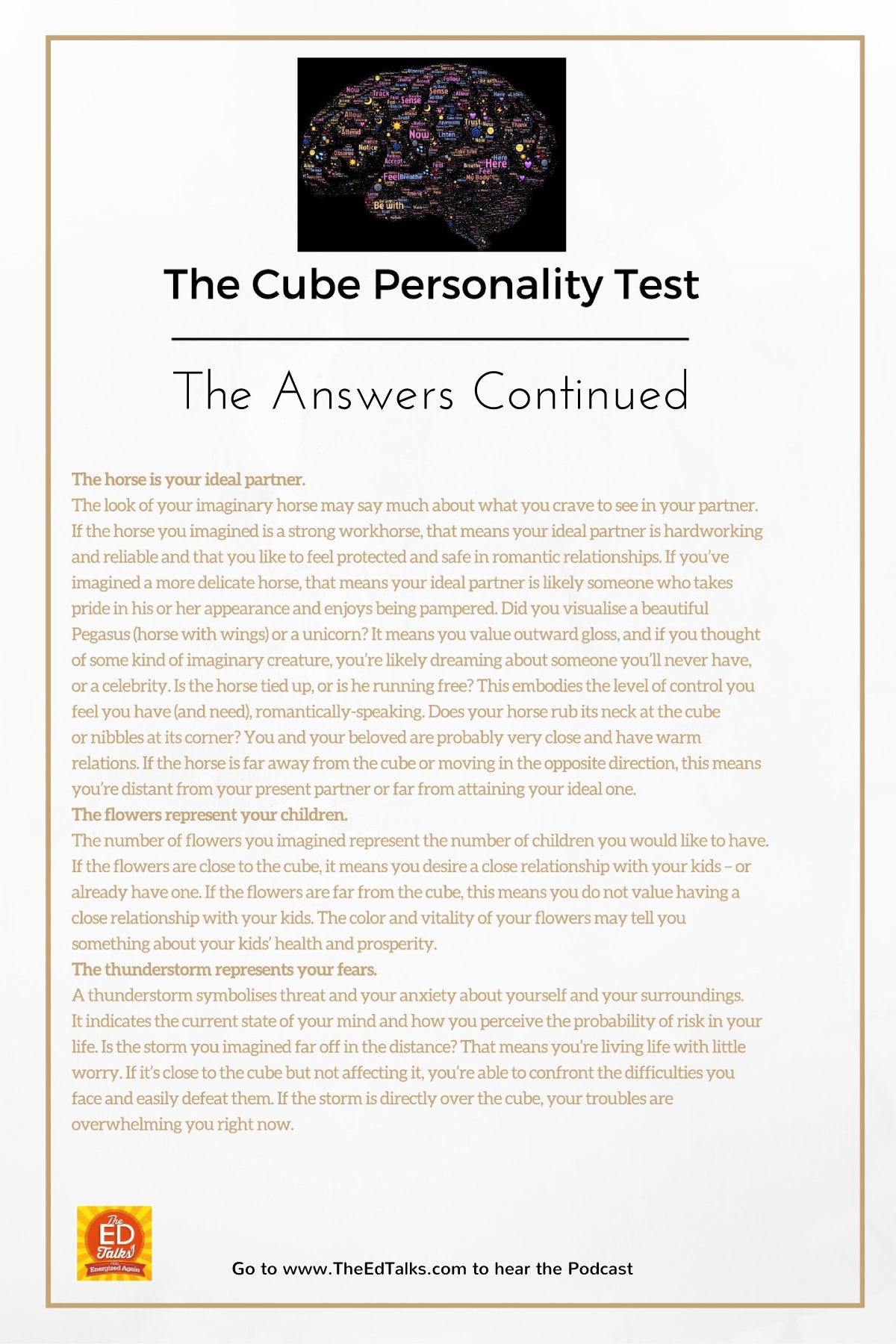 The Cube Personality Test Color Meaning - Infoupdate.org