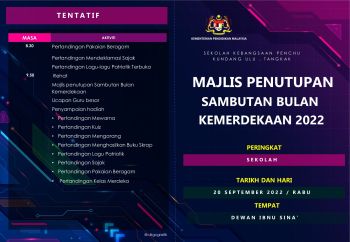 Buku Program Penutup Bulan Kemerdekaan SK Penchu 2022 - g-66047564 Flip ...
