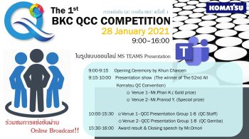 The 1st BKC QCC Competition (28 Jan'21) - N'Eoey N'Eun Flip PDF | AnyFlip