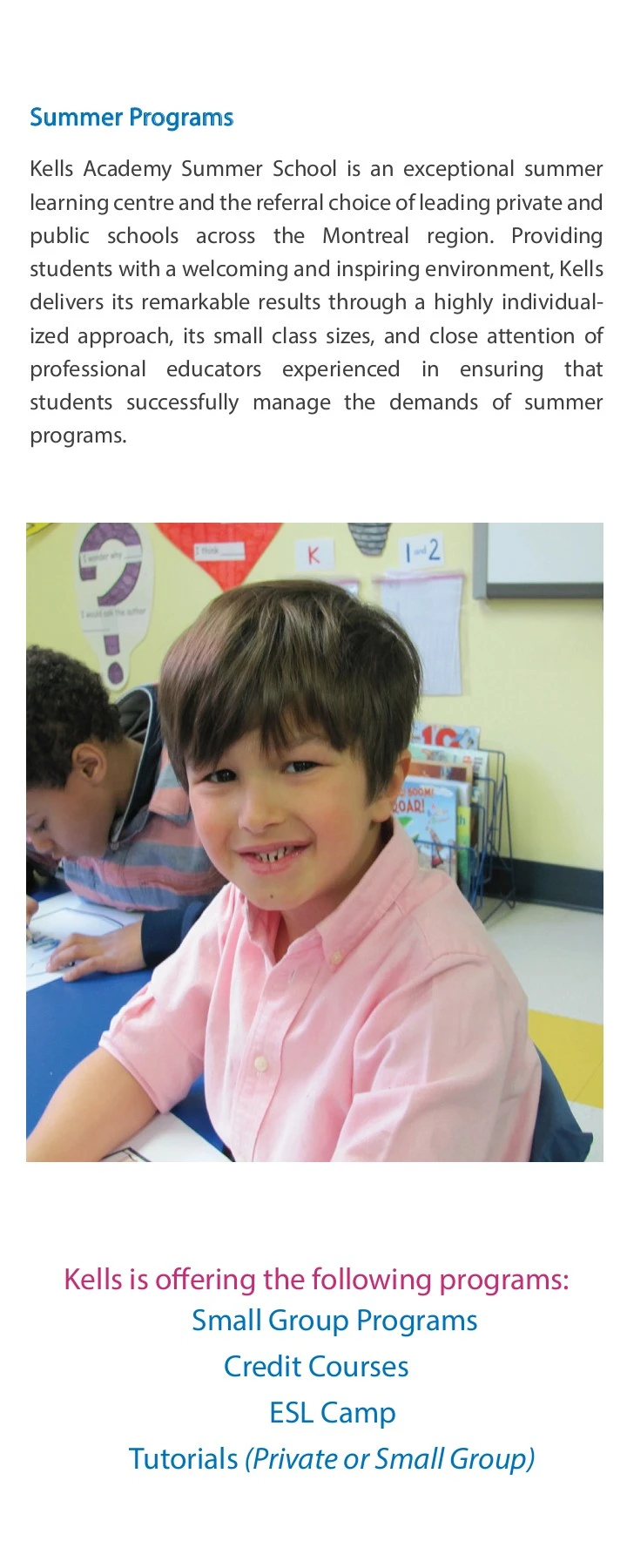 Summer Program 2016
