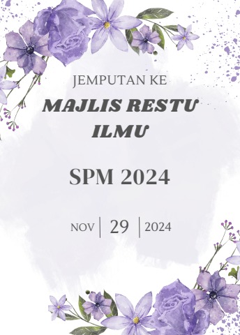 Majlis Restu Ilmu SPM 2024 - NOR HIDAYAH BINTI NOR ISMAIL KPM-Guru Flip ...
