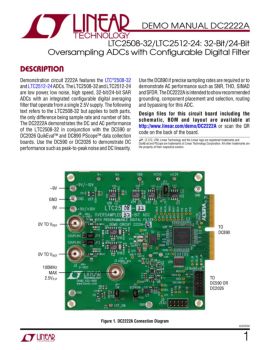 DC2222A Oversampling ADCs with Configurable Digital Filter - Guset User Flip PDF | AnyFlip