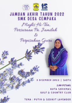 MAJLIS HI TEA 2022 - EIZANI BINTI IDRIS Moe Flip PDF | AnyFlip