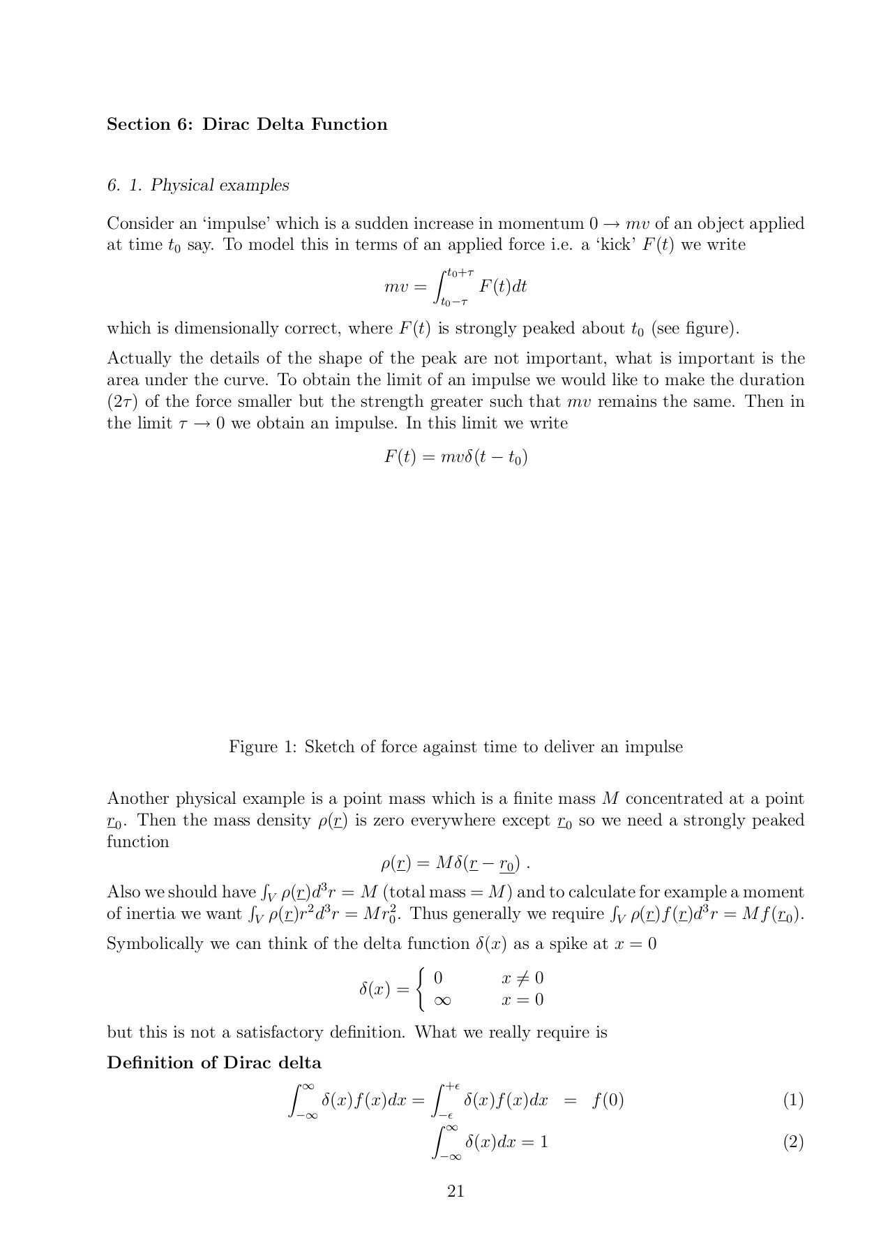 dirac delta function of sinx