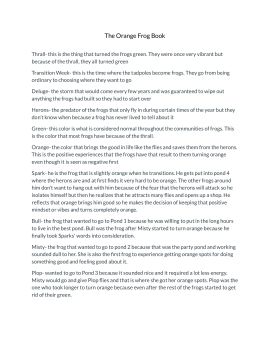 The Orange Frog Book Definitions - esaenzgomez0620 Flip PDF | AnyFlip