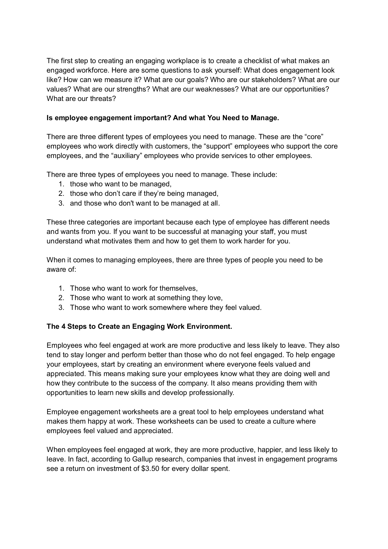 Engagement How Does Work