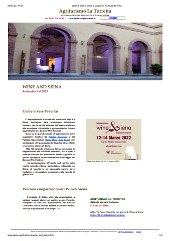 Wine&Siena - 2-3 - gennaio 2023 - B - Jump Cominicazione Flip PDF | AnyFlip