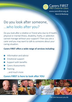 Kent & Medway Generic Leaflet - Carers FIRST Flip PDF | AnyFlip
