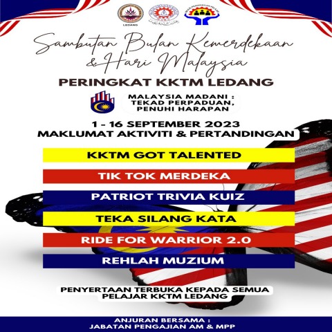 POSTER PERTANDINGAN SEMPENA SAMBUTAN HARI KEMERDEKAAN DAN HARI ...