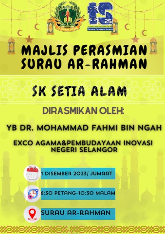 BUKU PROGRAM PERASMIAN SURAU - NORHAFIZAH BINTI MD AYOB KPM-Guru Flip ...