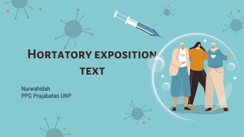 Hortatory Exposition Text