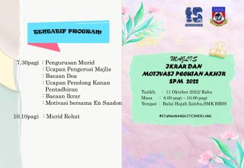Program Ikrar dan Motivasi SPM 2022 - UNIT BIMBINGAN DAN KAUNSELING ...
