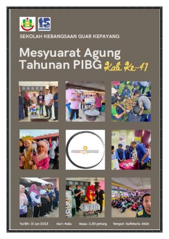 BUKU PROGRAM MAT PIBG SKGK KALI KE 41 - hidayatulmohdisa Flip PDF | AnyFlip