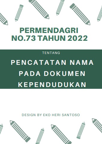 PERMENDAGRI NO.73 TAHUN 2022 - Eko Heri Flip PDF | AnyFlip
