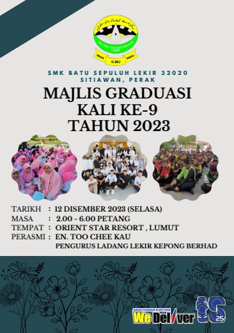 MAJLIS GRADUASI KALI KE-9 TAHUN 2023 - SMK BATU SEPULUH - shaa9903 Flip ...