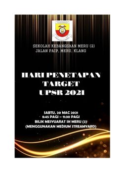BUKU PROGRAM HARI PENETAPAN TARGET UPSR 2021 - Farra | Membalik PDF Dalam talian | AnyFlip