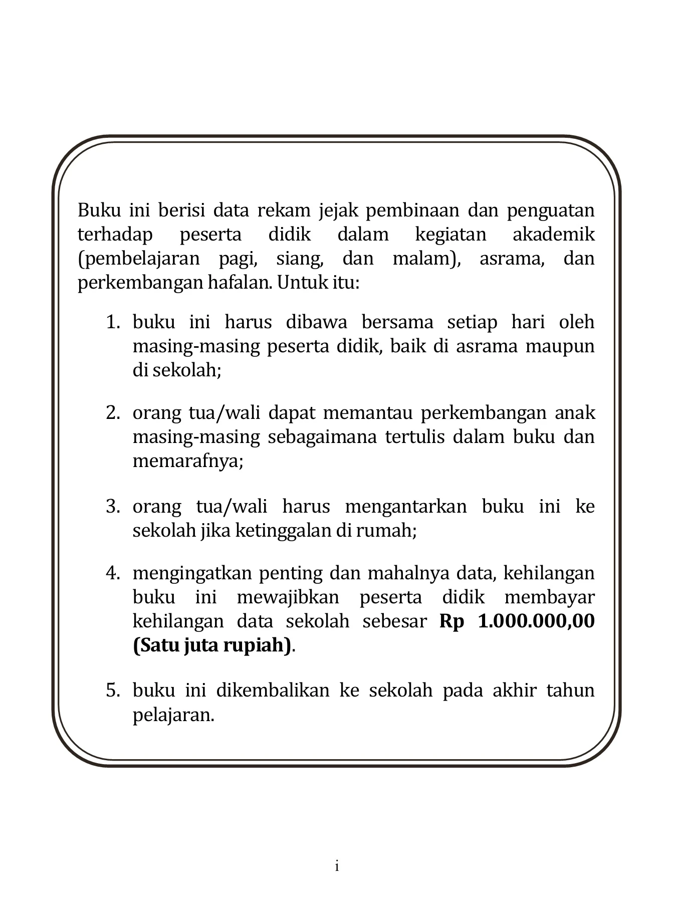 BUKU REKAM JEJAK PEMBINAAN PESERTA DIDIK SMA NEGERI UNGGUL SIGLI