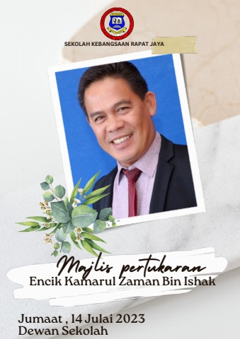 Majlis pertukaran Encik Kamarul Zaman - Izny Atikah Flip PDF | AnyFlip