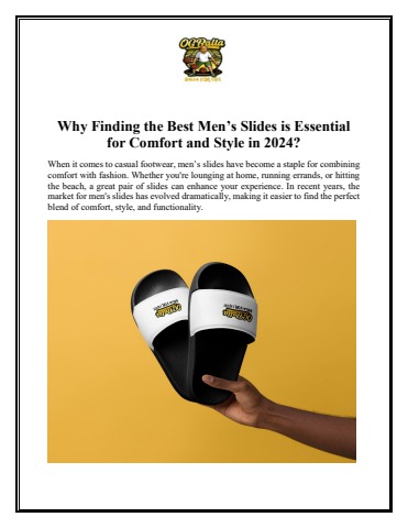 Why Finding the Best Men’s Slides is Essential for Comfort and Style in ...