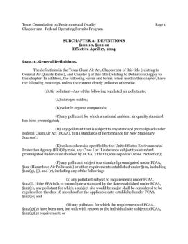 SUBCHAPTER A: DEFINITIONS - TCEQ Homepage - Guset User Flip PDF | AnyFlip