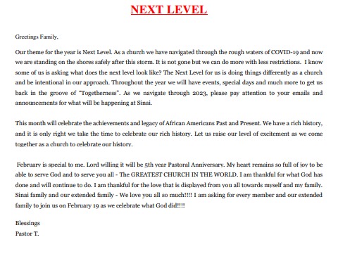 February 2023 - Pastor T. Tyrone Roberson Flip PDF | AnyFlip