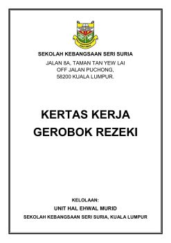 Kertas Kerja Gerobok Rezeki SK Seri Suria 2020 - SK Seri Suria | Membalik PDF Dalam talian | AnyFlip