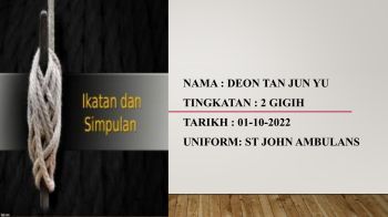 DEON TAN JUN YU 2G ST JOHN IKATAN DAN SIMPULAN - g-52073912 Flip PDF | AnyFlip