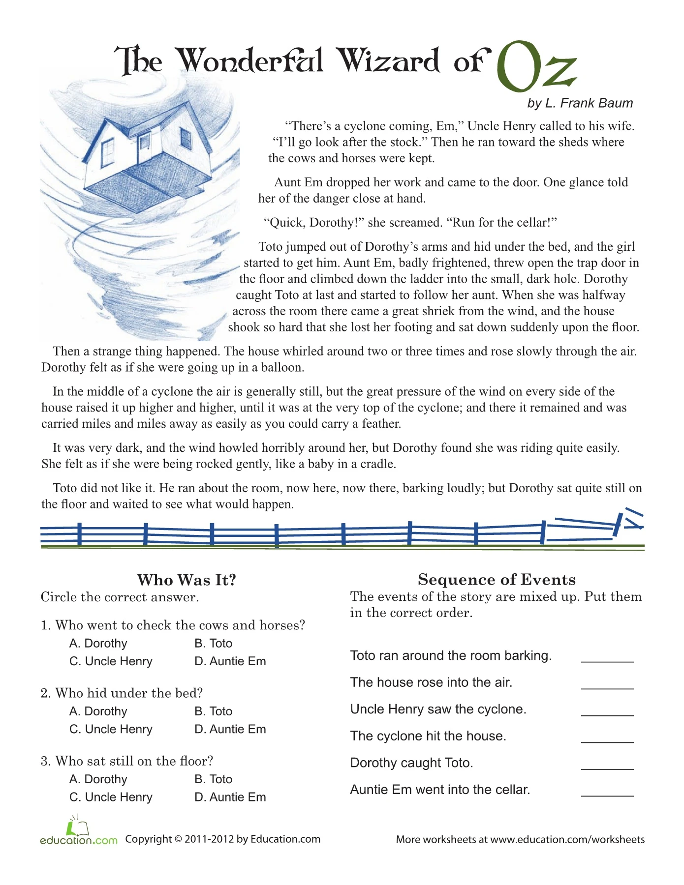reading-comprehension-wizard-of-oz