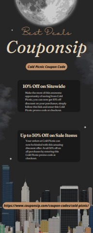 Cold Picnic Coupon Code - Couponsip Flip PDF | AnyFlip