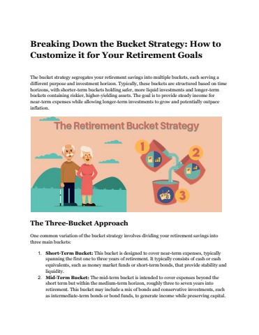 Breaking Down the Bucket Strategy_ How to Customize it for Your ...