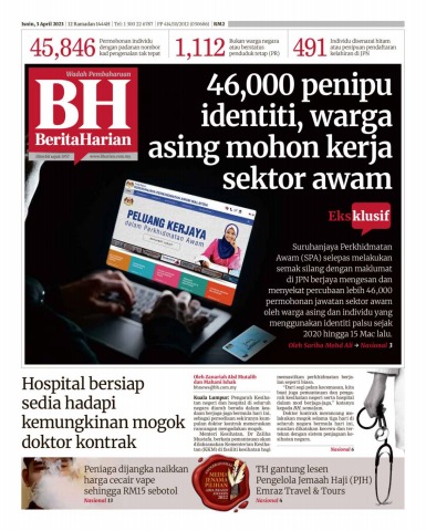 BERITA HARIAN 03 APRIL 2023