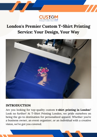 London's Premier Custom T-Shirt Printing Service: Your Design, Your Way ...