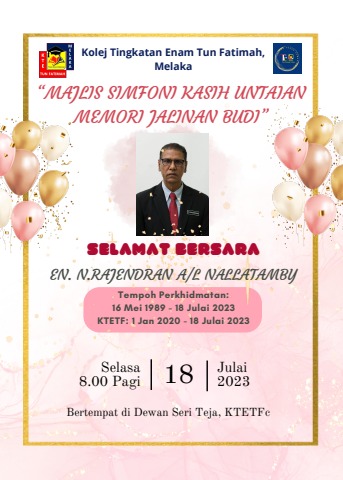 Buku Program Persaraan En N. Rajendran - y.mhar2019 Flip PDF | AnyFlip