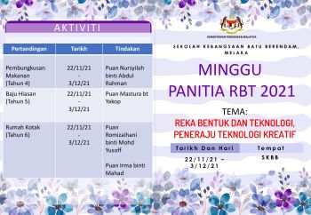 BUKU PROGRAM MINGGU PANITIA RBT 2021 - g-74117980 | Membalik PDF Dalam ...