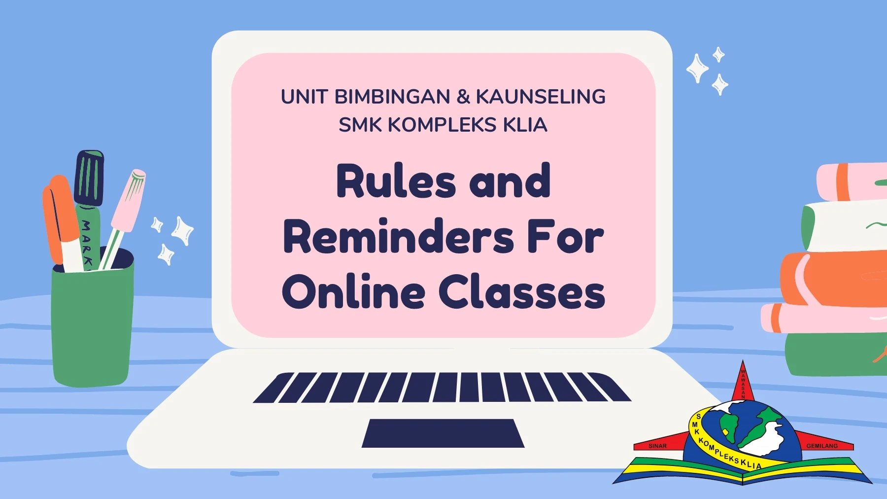 Classroom Rules and Online Etiquette Education Presentation