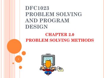Topic 2 - Problem Solving Methods - j05stm21f504 Flip PDF | AnyFlip